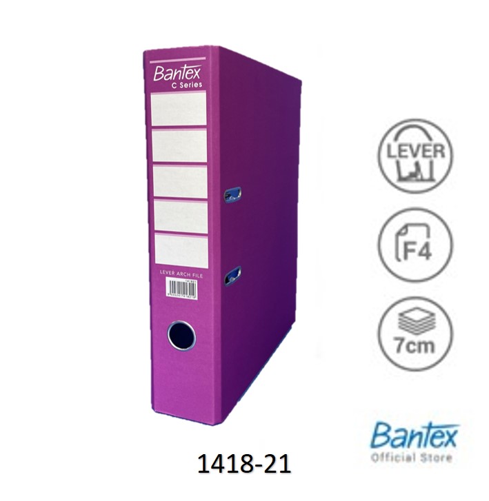 BANTEX FC C-SERIES PAPER LAF 75MM FIXED MECH LILAC(141821) - Bantex M ...