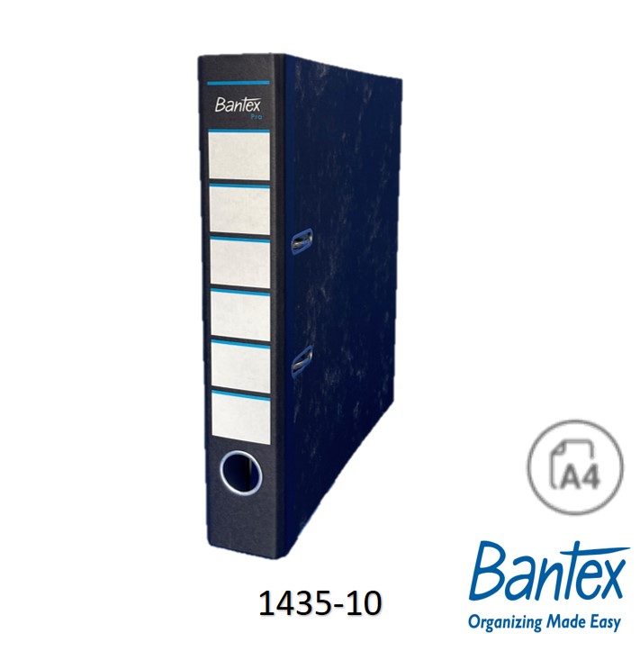 BANTEX A4 PRO PAPER FILE 50MM FIXED MECH MARBLE BLACK(143510) - Bantex ...