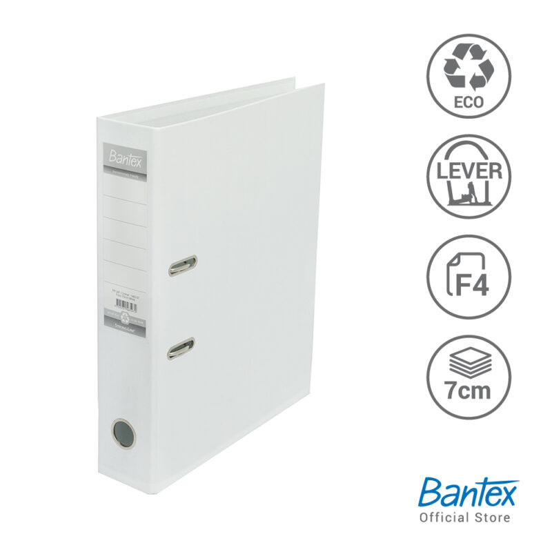 BANTEX FC PP LAF 75MM FIXED MECH WHITE(145607) - Bantex M Sdn Bhd