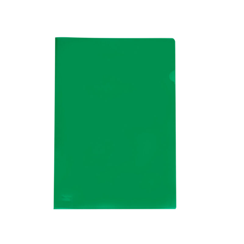 BANTEX A4 PP L-SHAPE FOLDER GREEN(PK12)(160704) - Bantex M Sdn Bhd