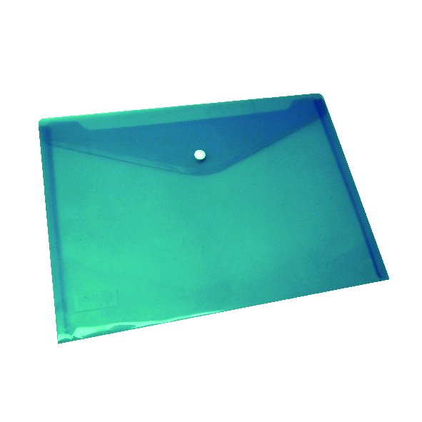 BANTEX A4 PP SNAP WALLET PK5-TURQUOISE(205822) - Bantex M Sdn Bhd