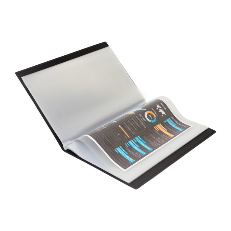 BANTEX A4 PP INSERT DISPLAY BOOK 20 POCKETS BLACK(317510) - Bantex M ...
