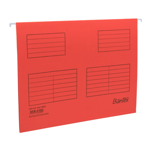 BANTEX A4 CARDBOARD SUSPENSION FILE RED(BOX OF 25)(346009) - Bantex M ...