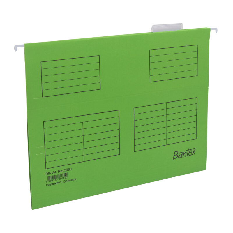 BANTEX A4 CARDBOARD SUSPENSION FILE GRASS GREEN(BOX OF 25)(346015 ...