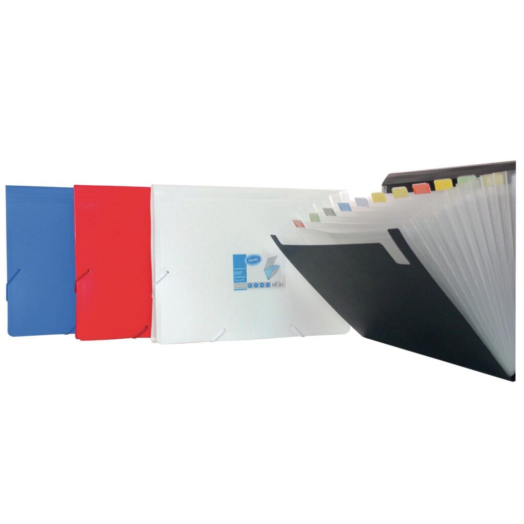 BANTEX A4 PP EXPANDING FILE 12POCKETS FILE COBALT BLUE(360011) - Bantex ...