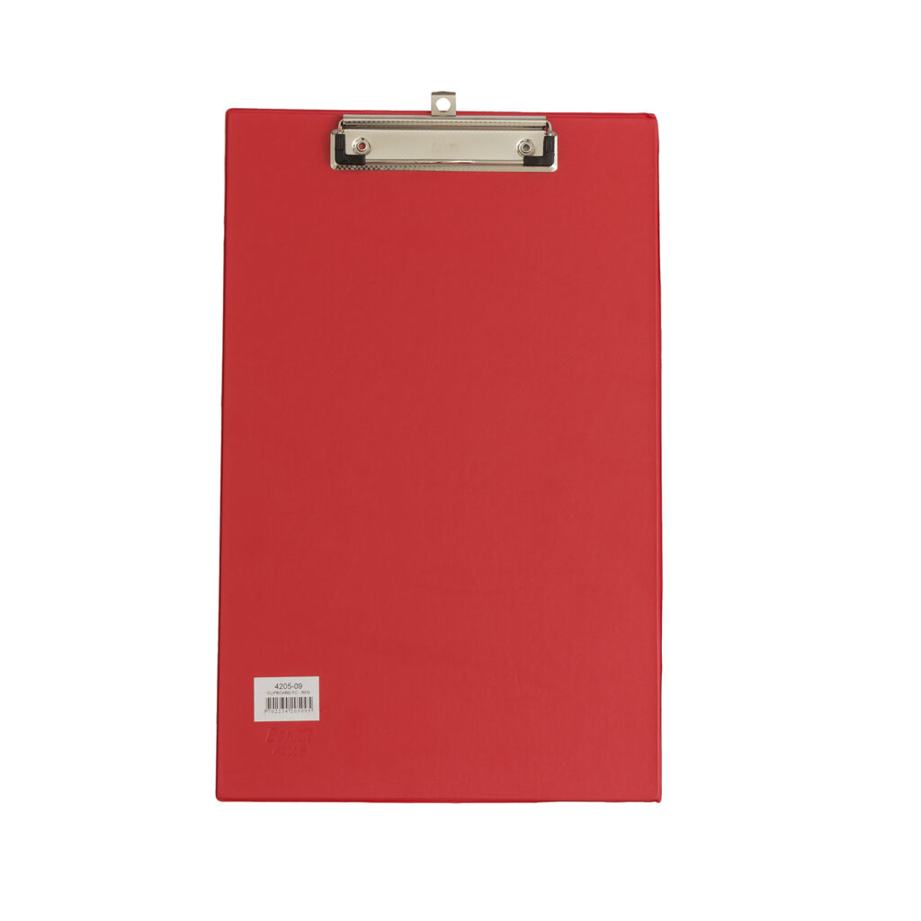 BANTEX A4 PVC FOLDOVER GLUED CLIPBOARD WITH WIRE CLIP MANGO(424064 ...