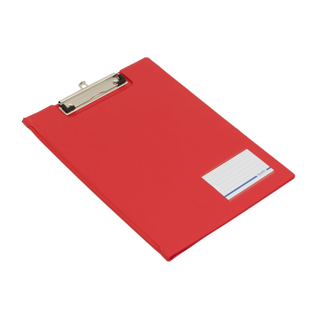 FC PVC CLIPBOARD H/D JUMBOCLIPW/BACK POCKET ASSORTED COLOURS (420188 ...