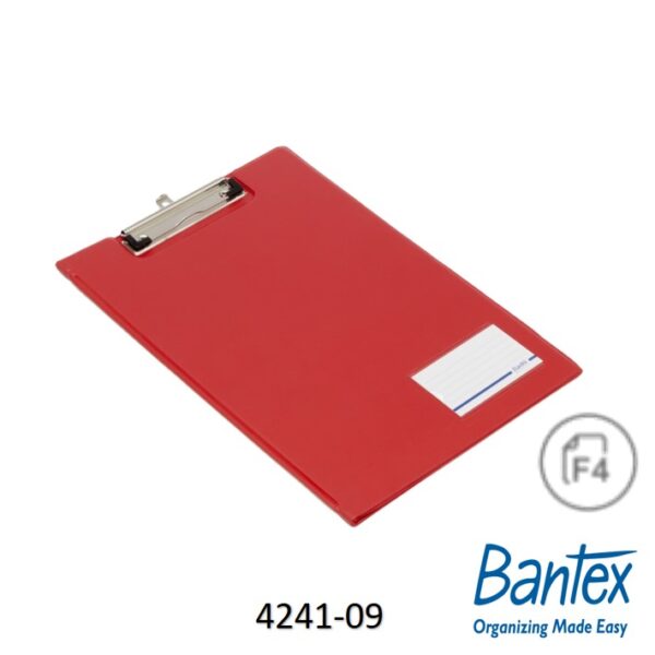 FC PVC CLIPBOARD H/D JUMBOCLIPW/BACK POCKET ASSORTED COLOURS (420188 ...