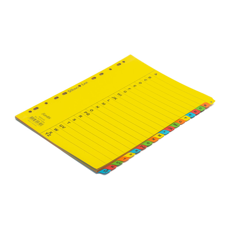 BANTEX A4 CARDBOARD INDEX A-Z(20TAB)(604300) - Bantex M Sdn Bhd