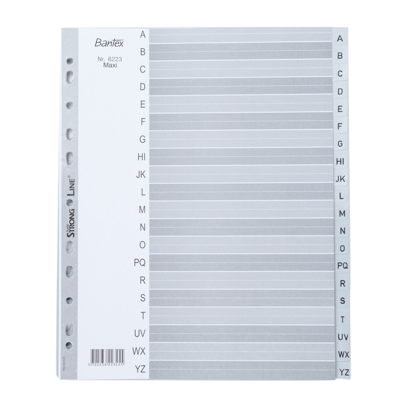 BANTEX A4 PP A-Z INDEX MAXI GREY(6223) - Bantex M Sdn Bhd