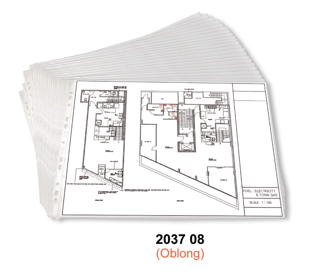 BANTEX A3 LANDSCAPE 0.12MM 11-HOLE SHEET PROTECTOR ANTI-GLARE PK25 ...