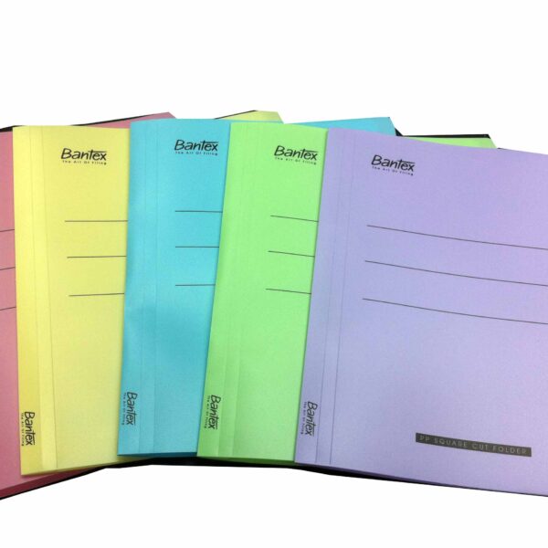 BANTEX A4 PP SQUARE CUT FOLDER W/TUBE FASTENER PINK(830219) - Bantex M ...